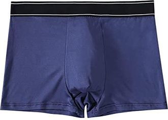 Generic Boxer ample doux pour homme - Uni - Respirant - Confortable - Taille moyenne - En soie de lait - Extensible - Anti-humidit&eacute; - De qualit&eacute; sup&eacute;rieure - 