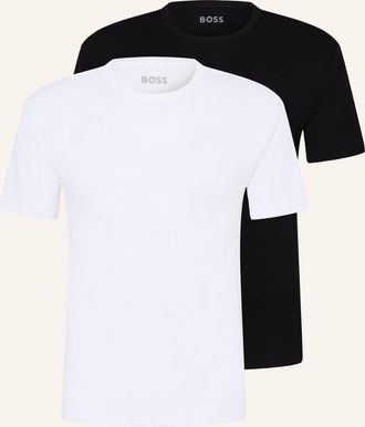 HUGO BOSS 2er-Pack T-Shirts Classic Rib schwarz