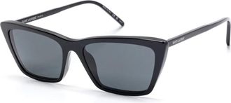 Saint Laurent Mica D&uuml;nne Sonnenbrille - - Accessories - Damen - Schwarzk - 54 MM