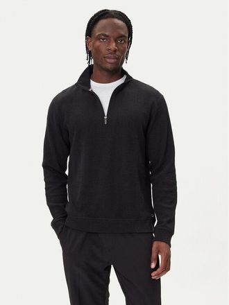 HUGO BOSS Sweatshirt Structure 50545597 Schwarz Regular Fit