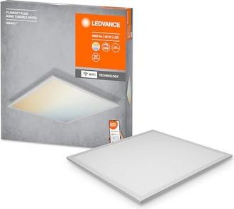 Ledvance Smarte LED Panel Leuchte mit WiFi Technologie f&uuml;r Innen, Lichtfarbe &auml;nderbar (3000-6500K), 600mm x 600mm, Kompatibel mit Google und Alexa Voice Contro