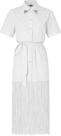 Pinko Pinko, Femme, Robes, Blanc, Taille: 42 FR Avigliano Dress