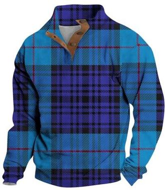 Generic Sweat-shirt en polaire pour homme - Manteau moelleux 2025 - Sweat-shirt à manches longues pour homme - Imprimé 3D - Sweat-shirt dextérieur pour la vie