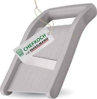 Fackelmann Chefkoch trifft Kompakthobel - Extra scharfe Edelstahlklinge mit Wellenschliff, ergonomischer Griff, sp&uuml;lmaschinengeeignet, Made in Germany