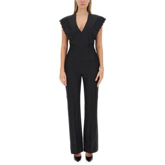 Philosophy di Lorenzo Serafini Flare Fit Jumpsuit - - Jumpsuits & Playsuits - Damen - Schwarzk - XS