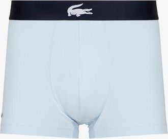Lacoste Lot de trois boxers en coton m&eacute;lang&eacute;