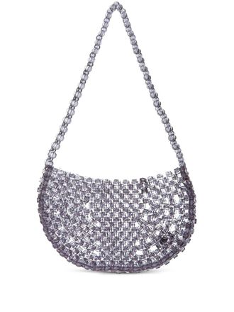 0711 mini sac porté épaule Luna - Bleu