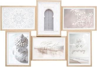 Atmosphera Conjuto 6 Deko-Rahmen Nature