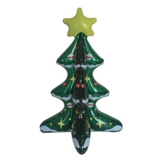 Generic Aufblasbarer Weihnachtsbaum - dekorativer Ballonbaum, tragbare Weihnachtsdekoration | Bunte Urlaubsschmuck, stabile Winteranzeige f&uuml;r Feierlichkeiten 