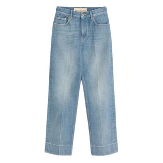 Valentino Garavani Blaue Jeans mit Umschlag und Taschen - - Jeans - Damen - Blau - W25