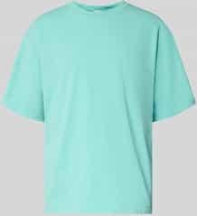 American Vintage T-Shirt mit geripptem Rundhalsausschnitt Modell FIZVALLEY