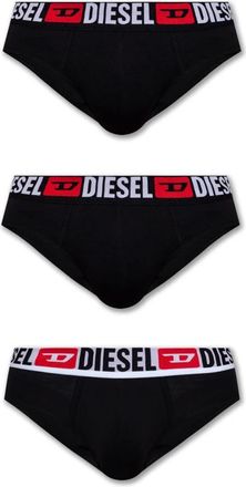 Diesel Homme, Sous-v&ecirc;tements, Noir, Taille: M Umbr-Andrethreepack Briefs Lot de 3