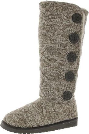 Muk Luks Femme Malena Bottes, Treillis de Pierre, 40.5 EU