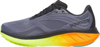 Saucony Herren Ride 18 Sneaker, Shadow/Vizi, 42.5 EU