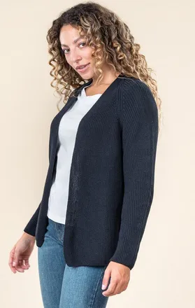 Living Crafts Strickjacke OLIVIA GOTS zertifiziert