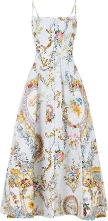 Camilla Femme, Robes, Multicolore, Taille: 40 FR Corset Dress With Long Flared Skirt