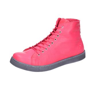 Andrea Conti Damen High Top Sneaker, Magenta, 41 EU