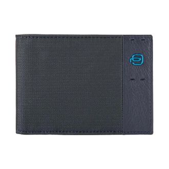 Piquadro Blaue Geldb&ouml;rse mit M&uuml;nzfach - - Accessories - Herren - Blau - ONE SIZE