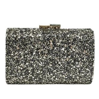Jimmy Choo London Pre-owned Leder Clutch - - Pre-owned - Damen - Grau - ONE SIZE