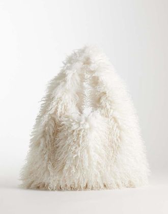 Levi's sac &agrave; &eacute;paule Emerson duveteux &eacute;cru-Blanc