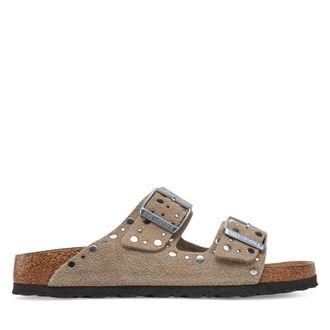 Birkenstock Pantoletten Birkenstock Arizona Rivet 1029390 Braun