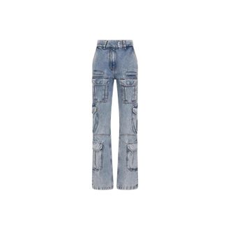 Givenchy Light Wash Cargo Jeans - - Jeans - Damen - Blau - W25
