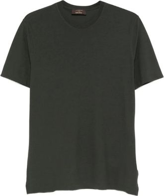 Zanone Homme, Tops, Vert, Taille: 4XL T-Shirt IceCotton Coupe Slim