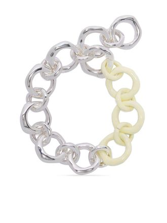 Jil Sander collier &agrave; maillons &eacute;pais - Argent
