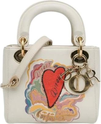 Dior Pre-owned Vintage Satchel - Femme - Pre-owned - Blanc - Taille: ONE Size