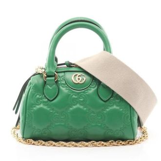 Gucci Sac Mini en Cuir Pre-owned - Femme - Pre-owned - Vert - Taille: ONE Size