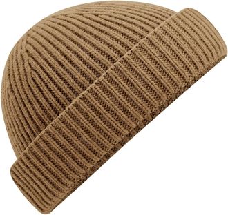 Beechfield B383R Harbour Beanie - Biscuit