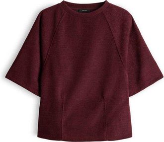 OPUS Kurzarmshirt Salinie aus weichem Jersey Taillierter Schnitt mit Raglan&auml;rmeln und samtiger Rippung