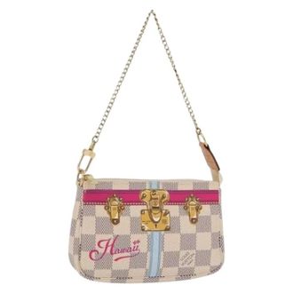 Louis Vuitton Pochette Accessoires Pre-owned Damier Azur - Femme - Pre-owned - Multicolore - Taille: ONE Size