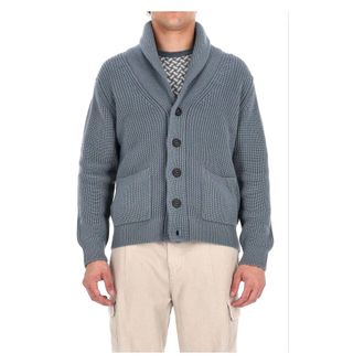 Drumohr Steve McQueen Shawl Collar Cardigan - - Knitwear - Herren - Gr&uuml;n - 2XL