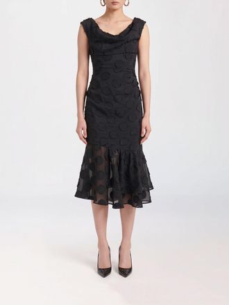 Vivienne Westwood Schulterfreies, drapiertes Cr&ecirc;pe-Midikleid Ginnie von
