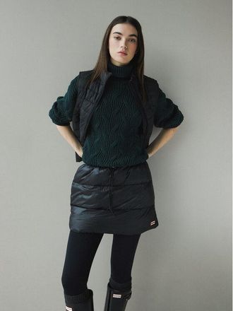 Hunter Minirock HARW0035242 Schwarz Regular Fit