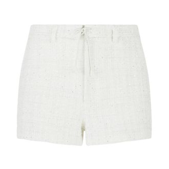GCDS Tweed Shorts - - Shorts - Damen - Wei&szlig; - M