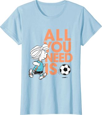 Peanuts Football Peppermint Patty Alles was du brauchst ist Fu&szlig;ball T-Shirt