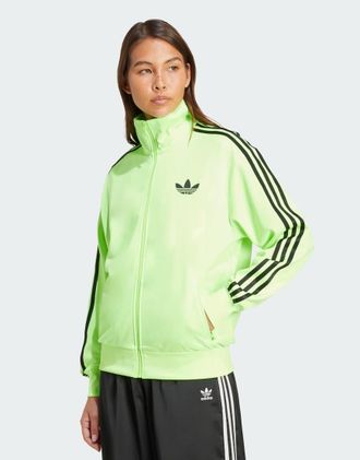 adidas Originals Firebird - Haut de survêtement ample - Vert/ample