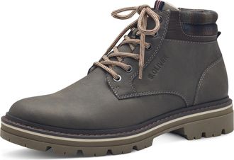 s.Oliver Herren Stiefel zum Schnüren Gefüttert Vegan, Braun (Dark Taupe), 41 EU
