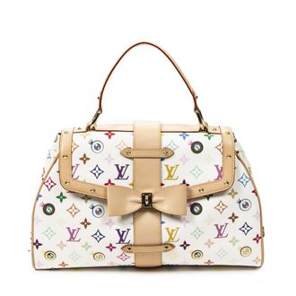 Louis Vuitton Crossbody Bags - Ltd. Ed. Takashi Murakami Multicolore Sac Retro GM - Gr. unisize - in Wei&szlig; - f&uuml;r Damen