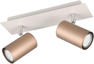 Trio Leuchten Spotbalken Marley 802400265, Metall Coffee/Warm Grey, exkl. 2x GU10