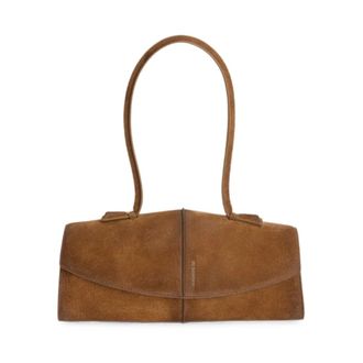 Jil Sander Sac port&eacute; &eacute;paule Linea - Femme - Sacs - Brun - Taille: ONE Size