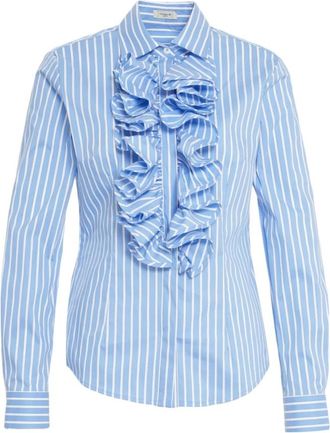 Himon's Femme, Blouses et Chemises, Bleu, Taille: 42 FR Vêtements pour femmes Haut Blu Aw25