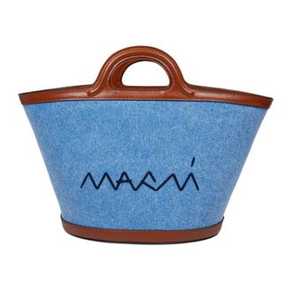 Marni Tropicalia Bucket Bag - - Bags - Damen - Blau - ONE SIZE