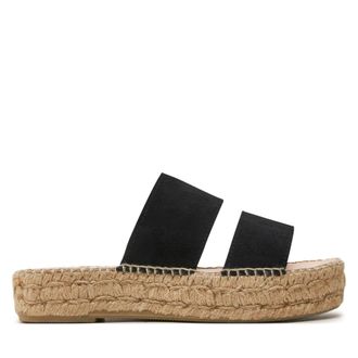 Maneb&igrave; Espadrilles Manebi Hamptons Double Sole 2 Bands Sandals K 1.0 JB Schwarz