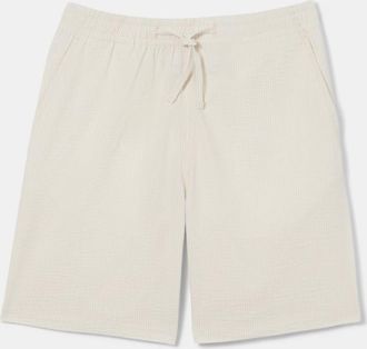 Lacoste Leichte Shorts aus Baumwoll-Seersucker-Material in