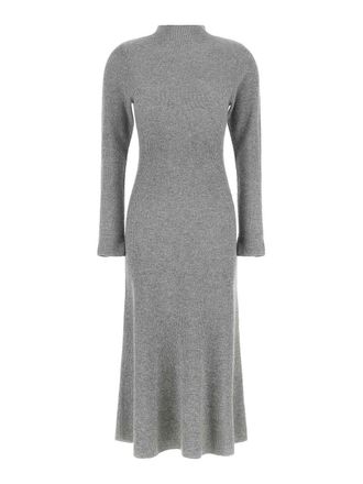 Fabiana Filippi Robe Au Genou - Gris