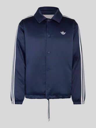 adidas Originals Relaxed Fit Sweatjacke mit Logo-Stitching