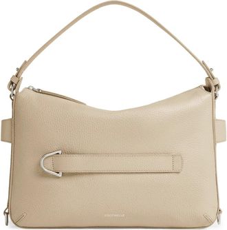 Coccinelle Femme, Sacs, Beige, Taille: ONE Size Sac &agrave; main avec poign&eacute;e sup&eacute;rieure